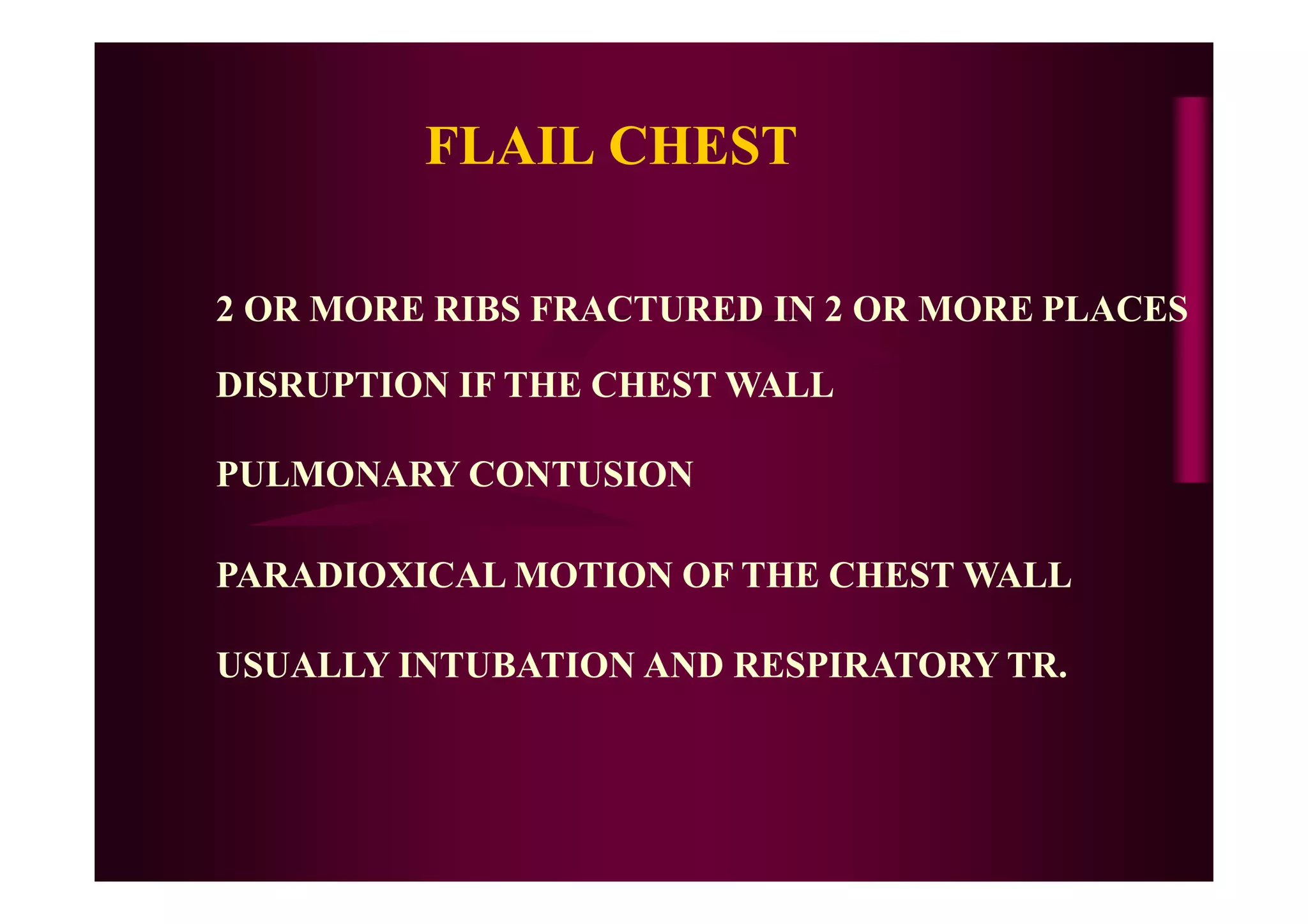 Chest and abdominal trauma | PPTX