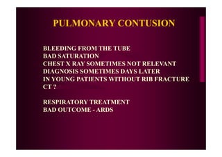 Chest and abdominal trauma | PPTX