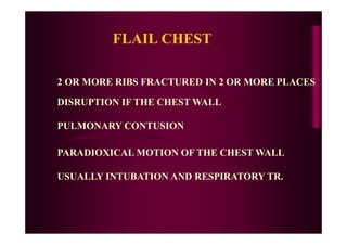 Chest and abdominal trauma | PPTX