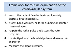 Chest and heart examination | PPT