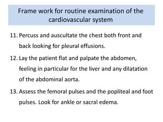 Chest and heart examination | PPT