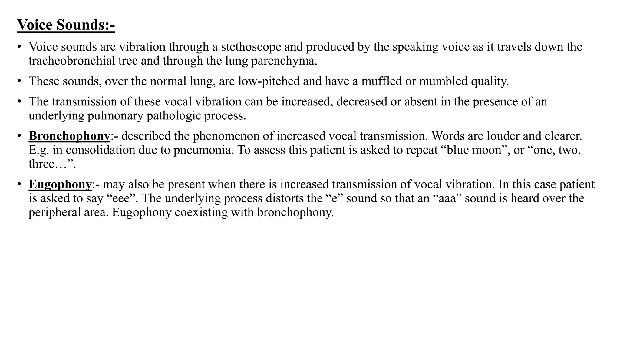 Chest auscultation | PPTX