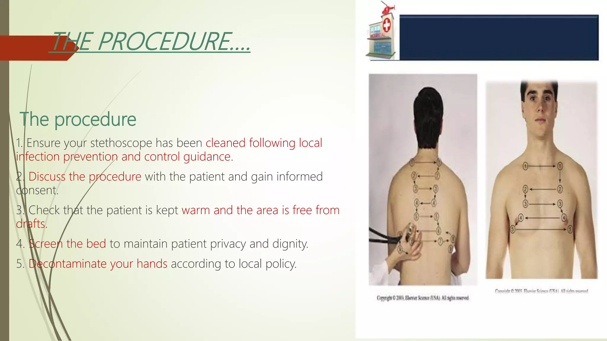 Chest auscultation & lung sounds assessment for nurses | PPTX