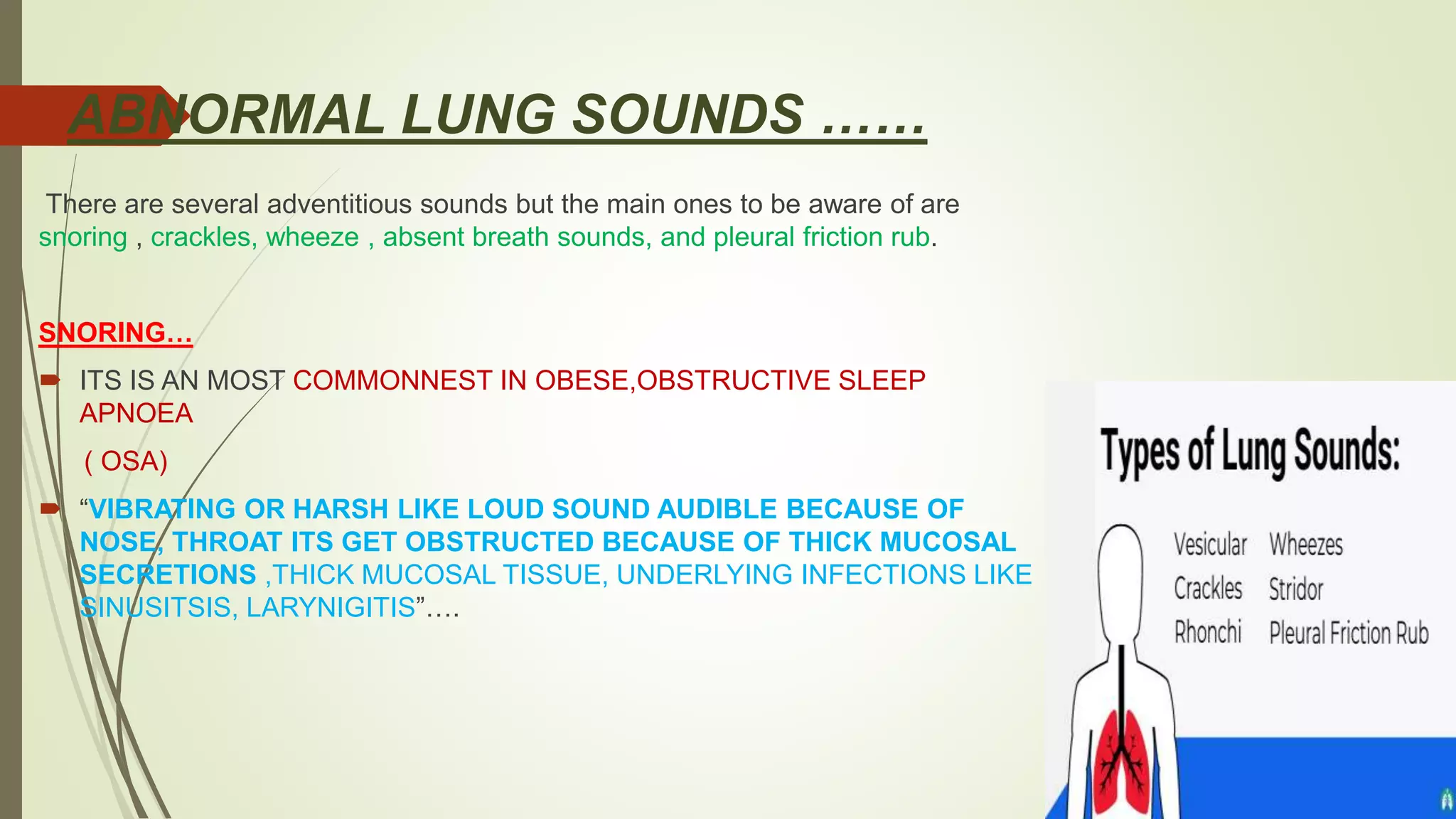 CHEST AUSCULTATION LUNGS SOUNDS & HEART SOUNDS ASSESSMENT murugesh.pptx