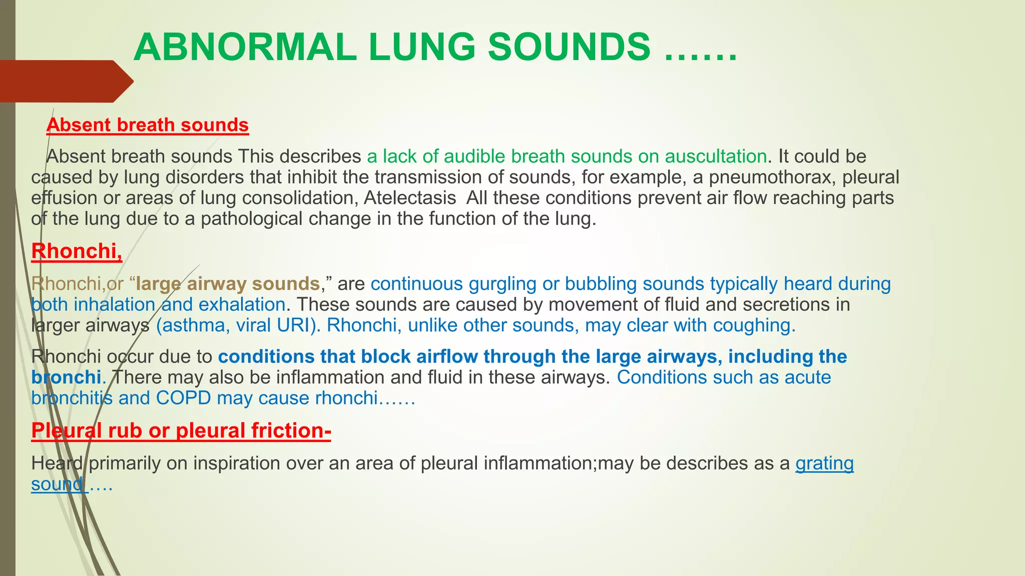 CHEST AUSCULTATION LUNGS SOUNDS & HEART SOUNDS ASSESSMENT murugesh.pptx