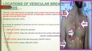 CHEST AUSCULTATION LUNGS SOUNDS & HEART SOUNDS ASSESSMENT murugesh.pptx