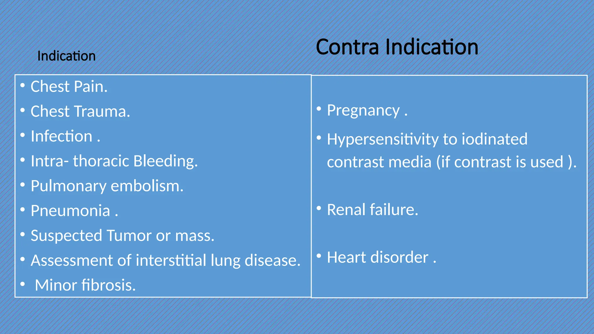 CHEST CT SCAN PRESENTATION FOR NEW RADIOGRAPHERS AND CT SCAN ...