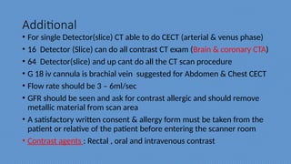 CHEST CT SCAN PRESENTATION FOR NEW RADIOGRAPHERS AND CT SCAN ...