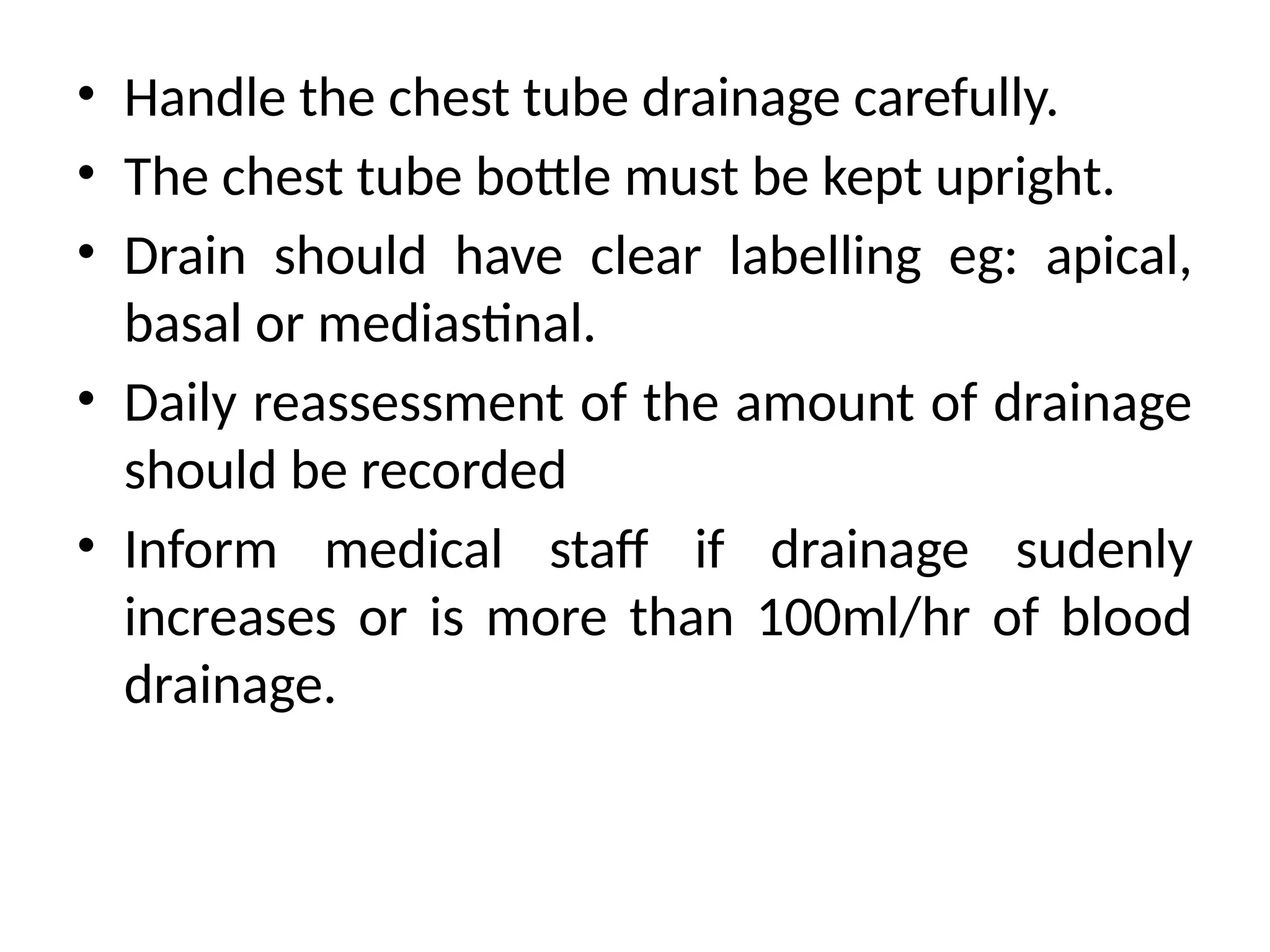 Chest Drainage.pptx..................... | PPTX | Lung and Respiratory ...