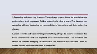 Comprehensive Guide to Chest Drainage Systems and Nursing Care | PPTX