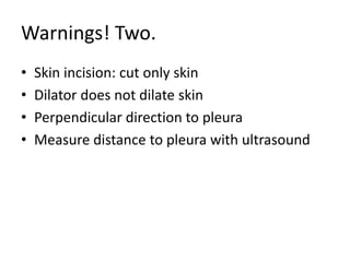 Chest drain protocol v8 | PPT