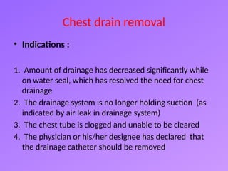 CHEST DRAINS for pleural effusion and also pneumothorax.pptx