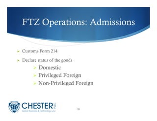 Foreign Trade Zones (FTZ) Basics: Creating Profit with Savings | PDF