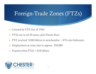 Foreign Trade Zones (FTZ) Basics: Creating Profit with Savings | PPT