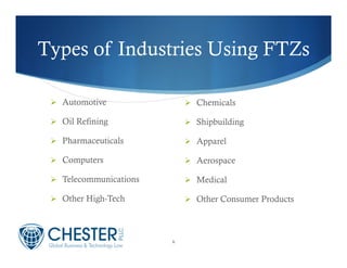 Foreign Trade Zones (FTZ) Basics: Creating Profit with Savings | PPT
