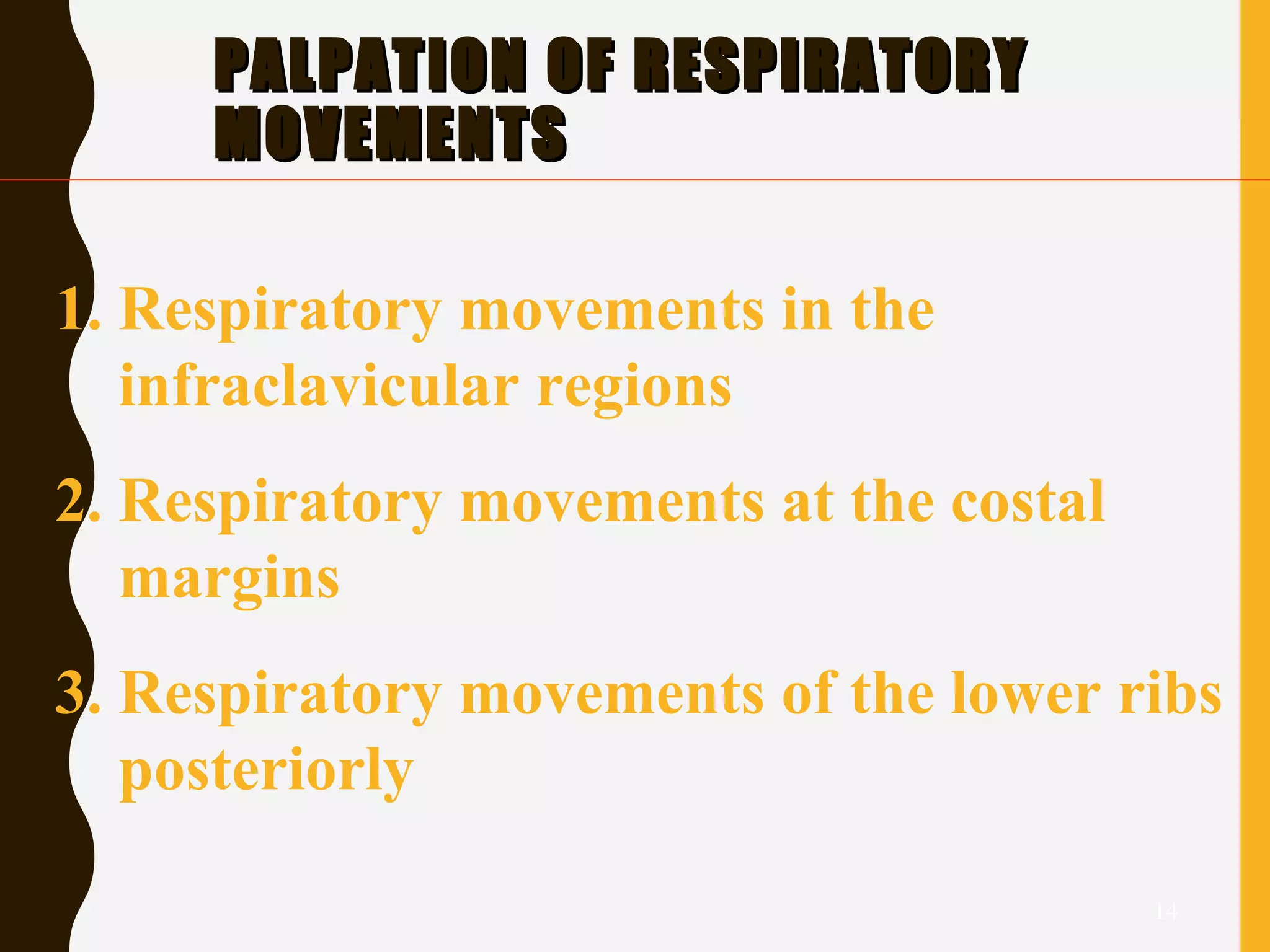 Chest examination | PPT