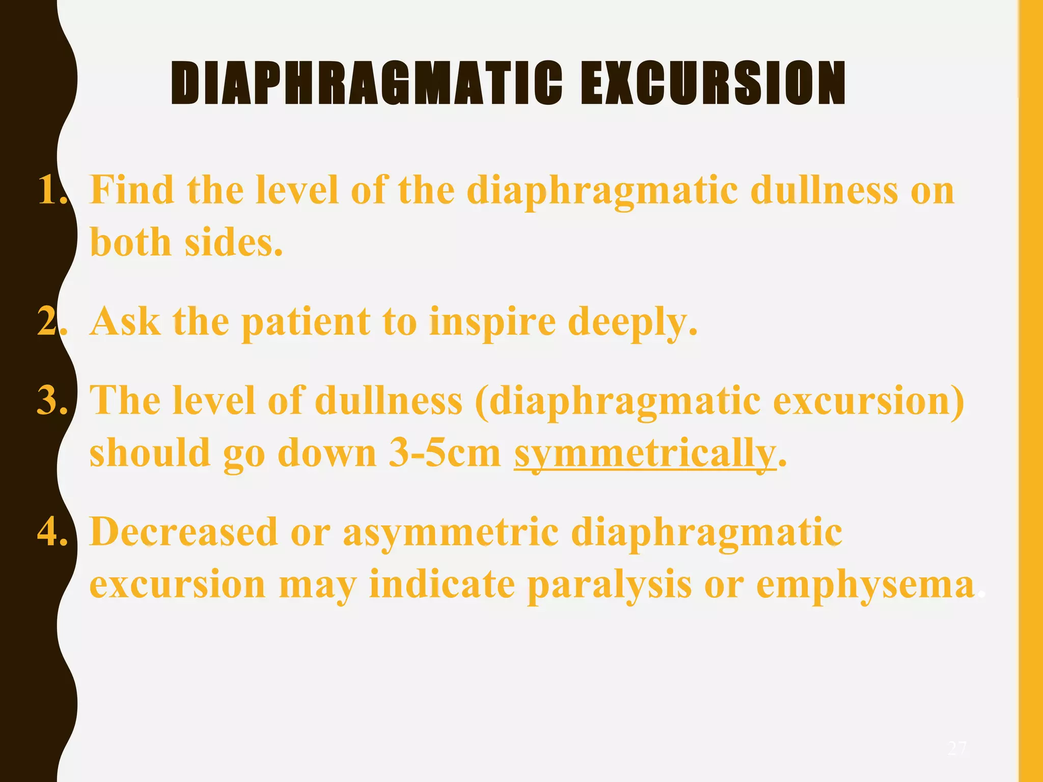 Chest examination | PPT
