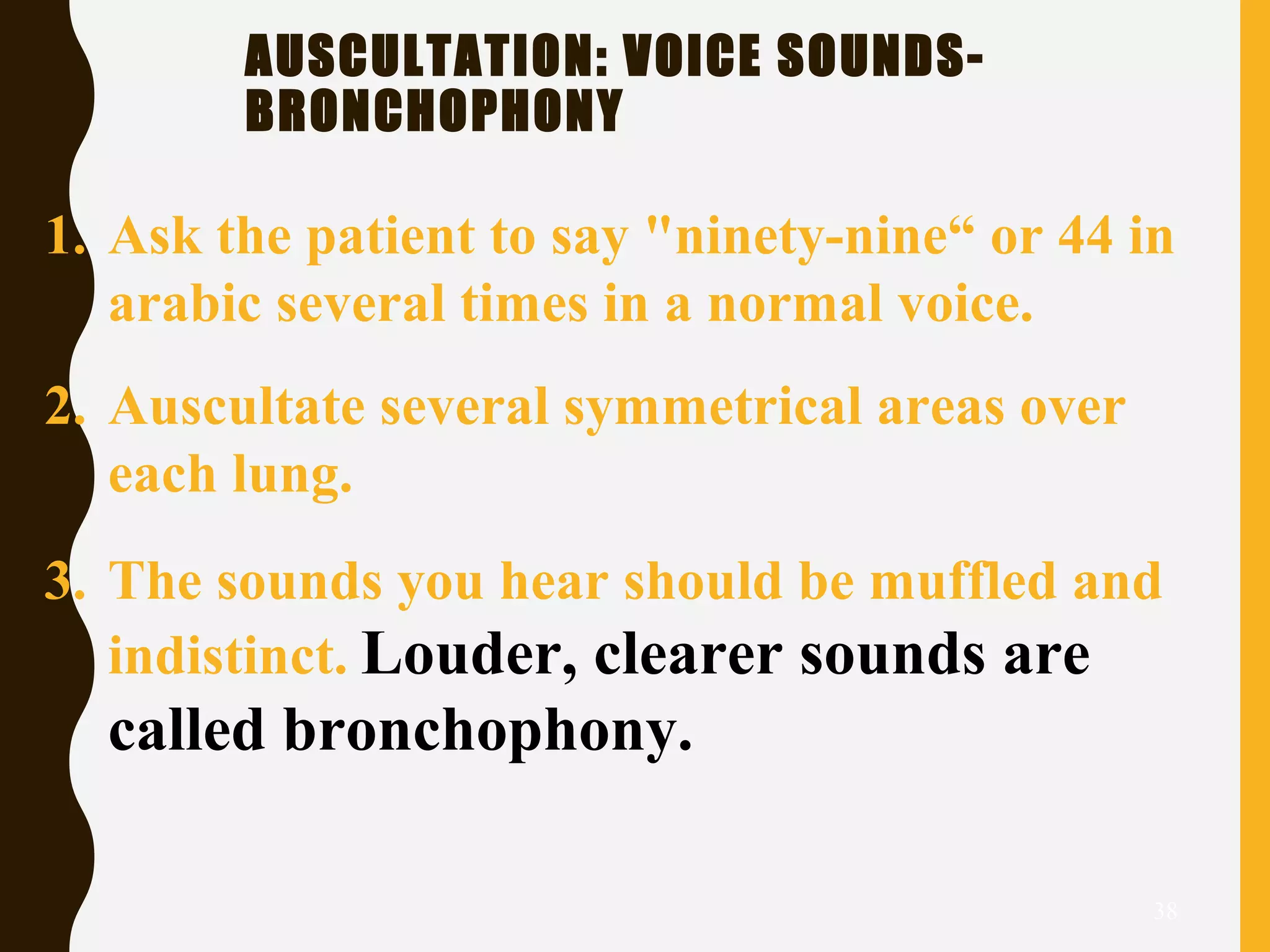 Chest examination | PPT