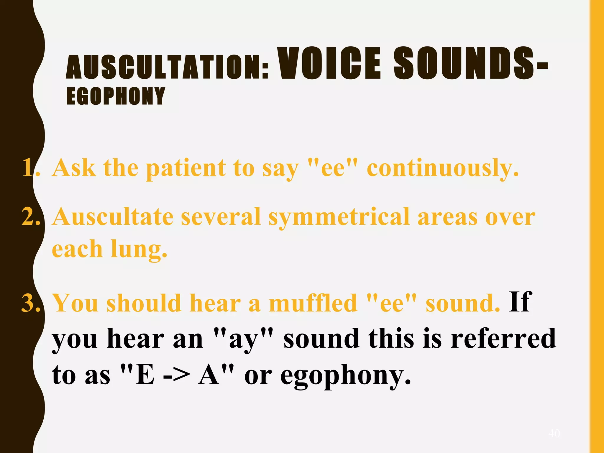 Chest examination | PPT