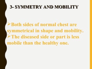 Chest examination | PPT