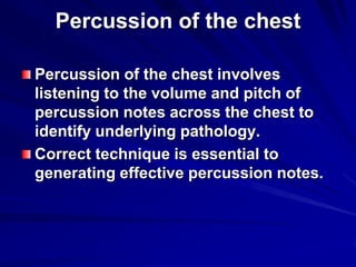 Chest examination magdi sasi2021 | PDF