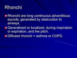 Chest examination magdi sasi2021 | PPT