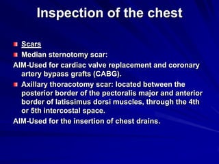 Chest examination magdi sasi2021 | PPT
