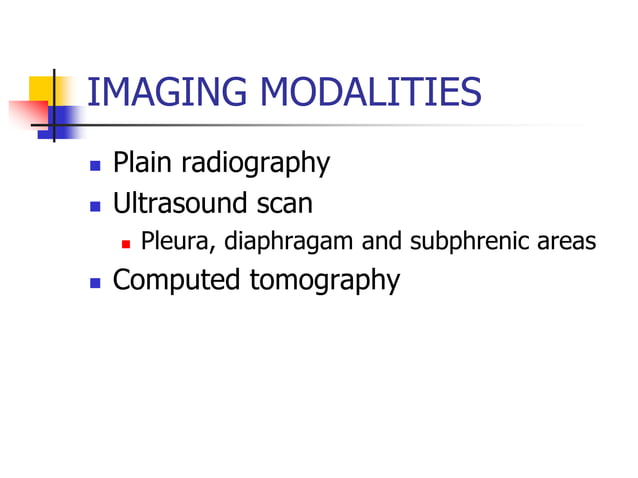 CHEST IMAGING deataied lecture on Radiological investigations of the ...