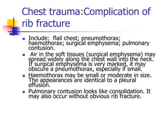 CHEST IMAGING deataied lecture on Radiological investigations of the ...