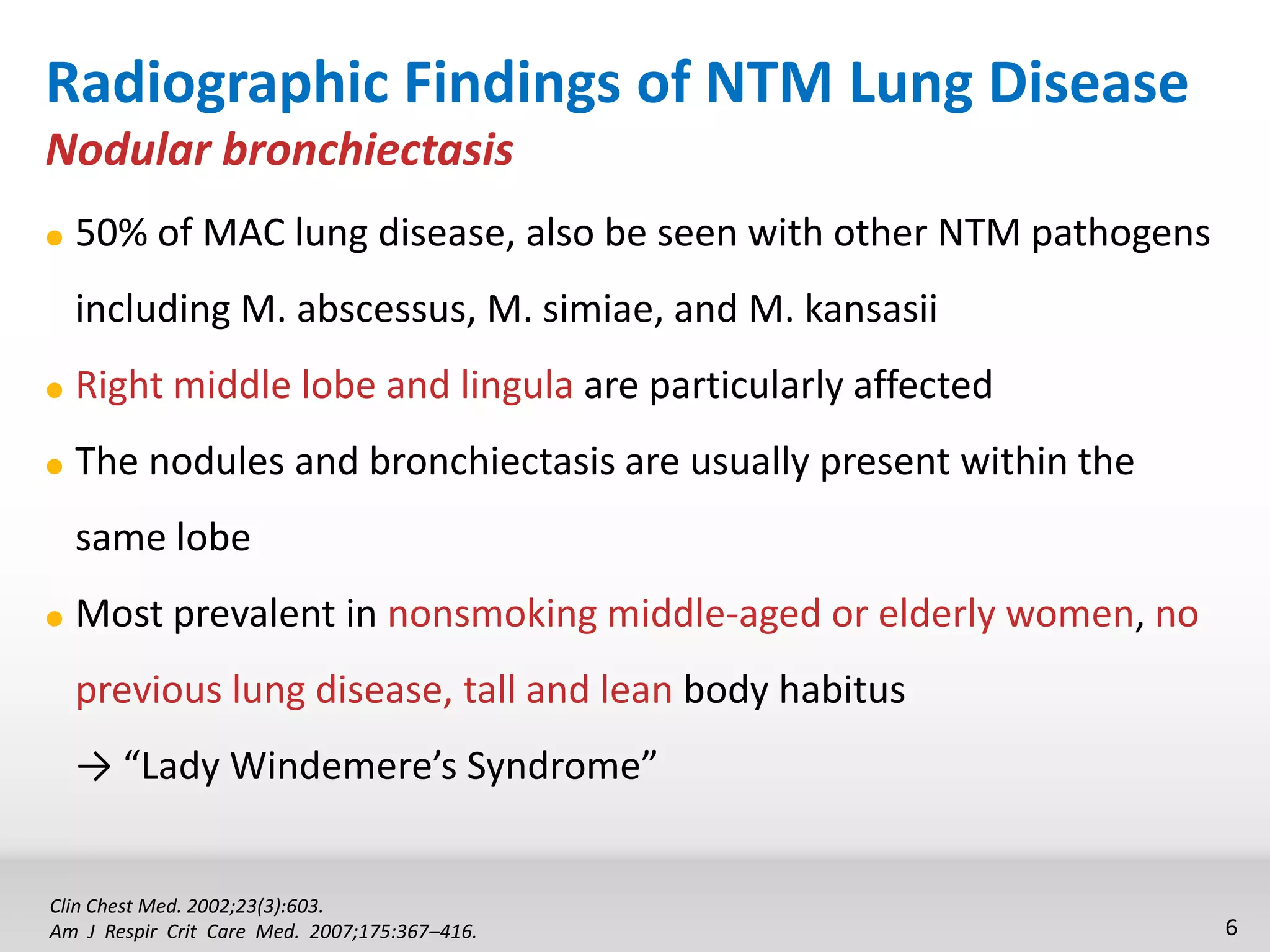 Chest imaging of ntm pulmonary disease2 | PDF