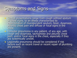 Chest Infections | PPT