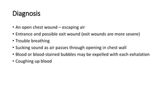 Chest Injuries.pptx | First Aid | Injuries