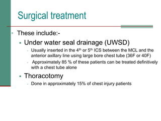 CHEST INJURIES.....ppt