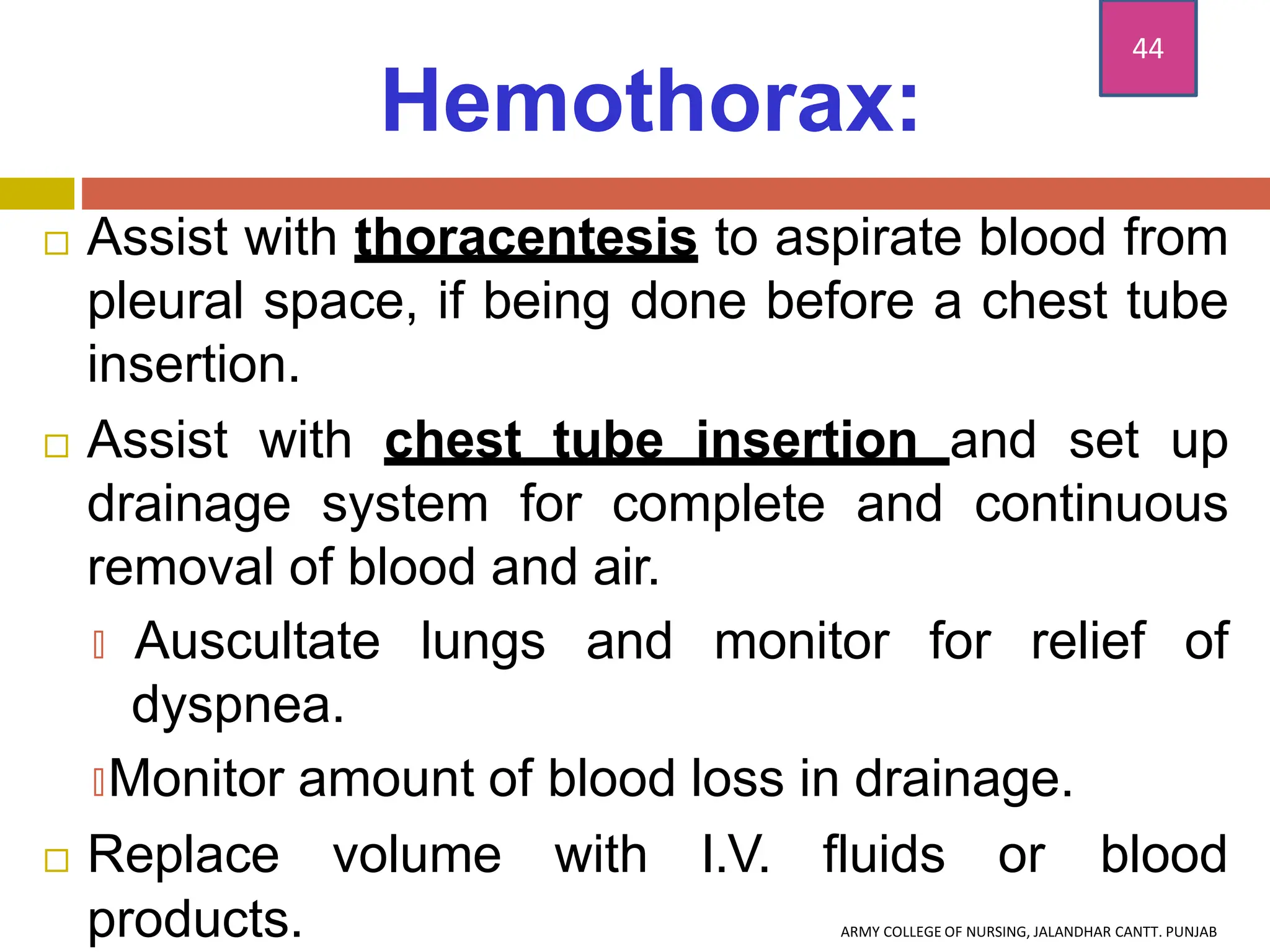 chest injuries and its treatment and nursing management .pptx