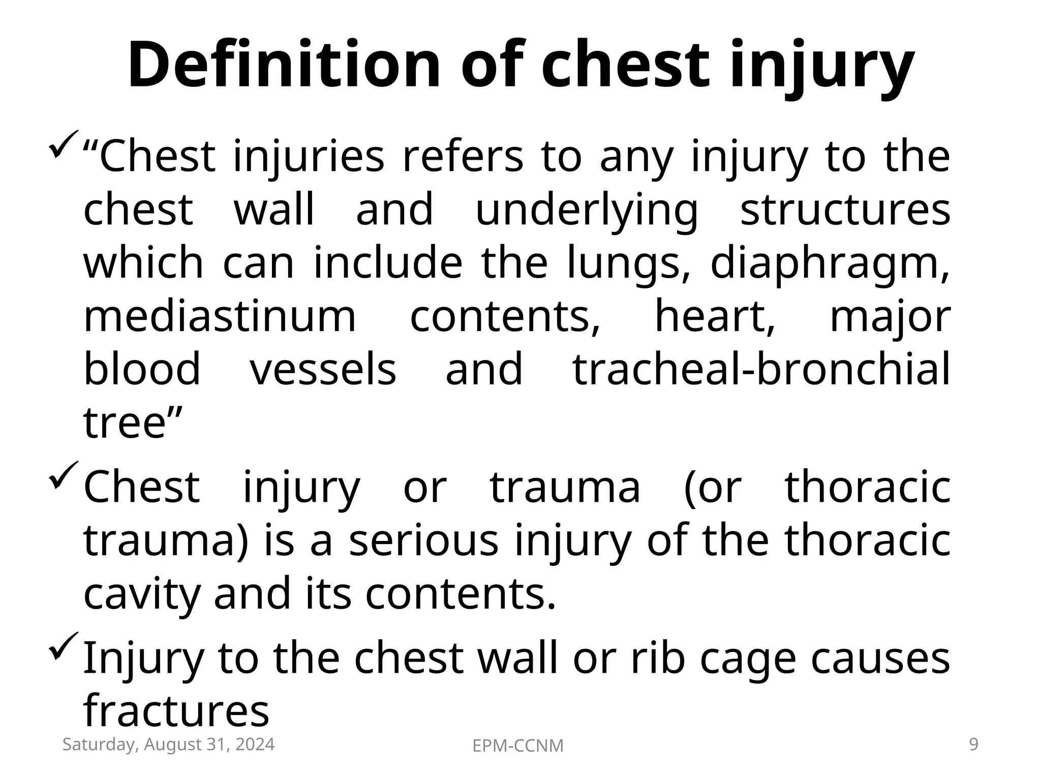 CHEST INJURIES- medical surgical nursing.ppt