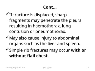 CHEST INJURIES- medical surgical nursing.ppt