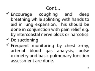 CHEST INJURIES- medical surgical nursing.ppt