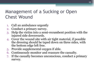 Chest Injuries | PPT