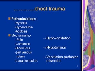 Chest injuries & their Management lecture.ppt