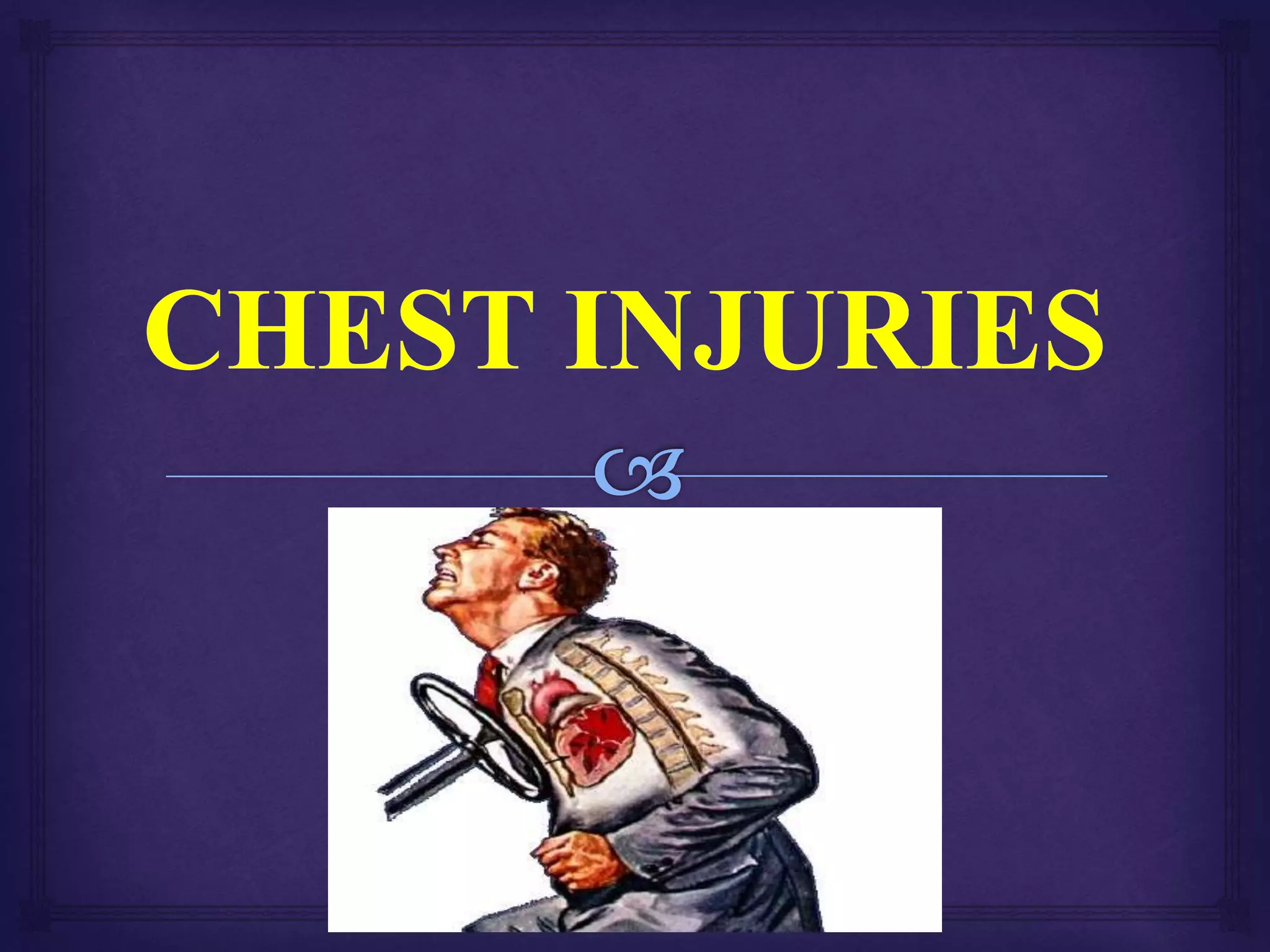 Chest injury | PPTX