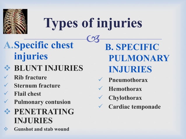 Chest injury | PPTX