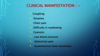 chest injury, definition, causes , clinical manifestation, management ...