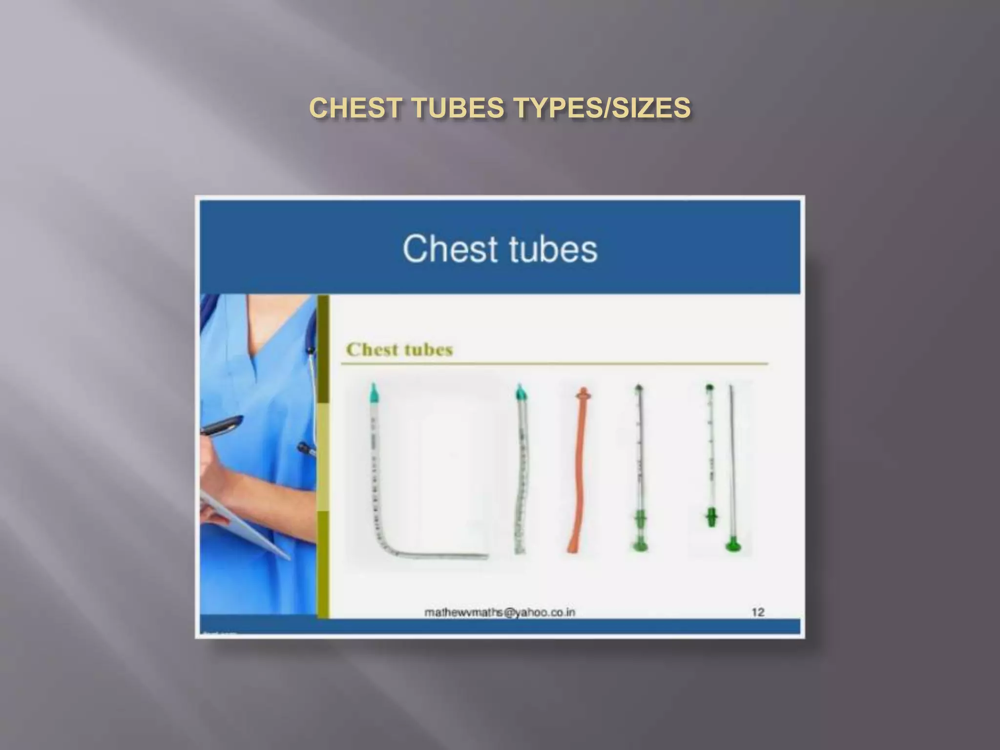 Chest intubation indications,precautions and management | PPTX