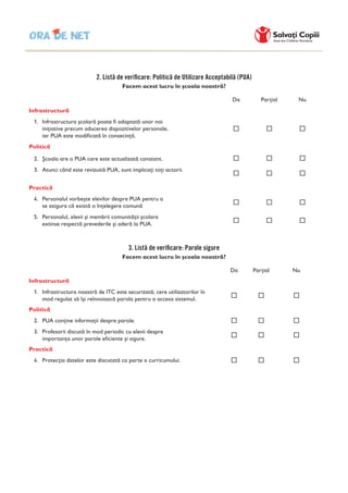 Chestionar autoevaluare-e-safety | PDF