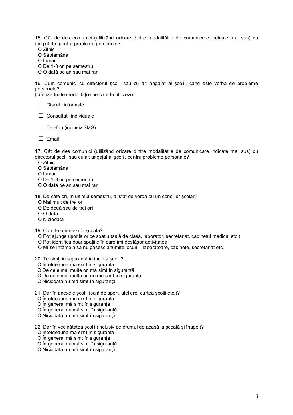 Exemple De Chestionare Pentru Elevi Carte legislatie rutiera ...