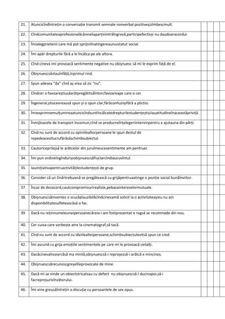 Chestionarul de asertivitat | DOCX