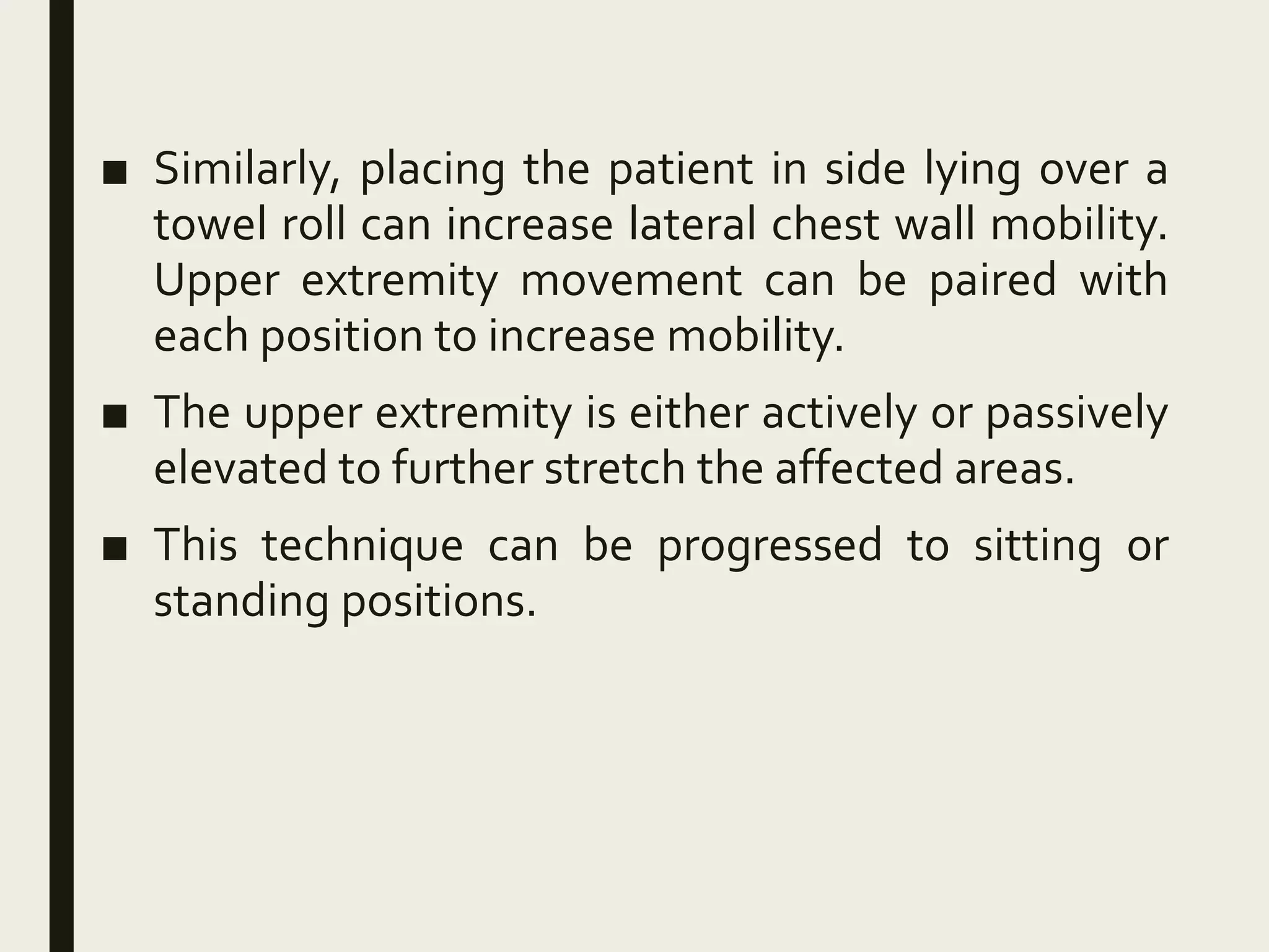 Chest mobilization exercises, Butterfly Technique | PPTX