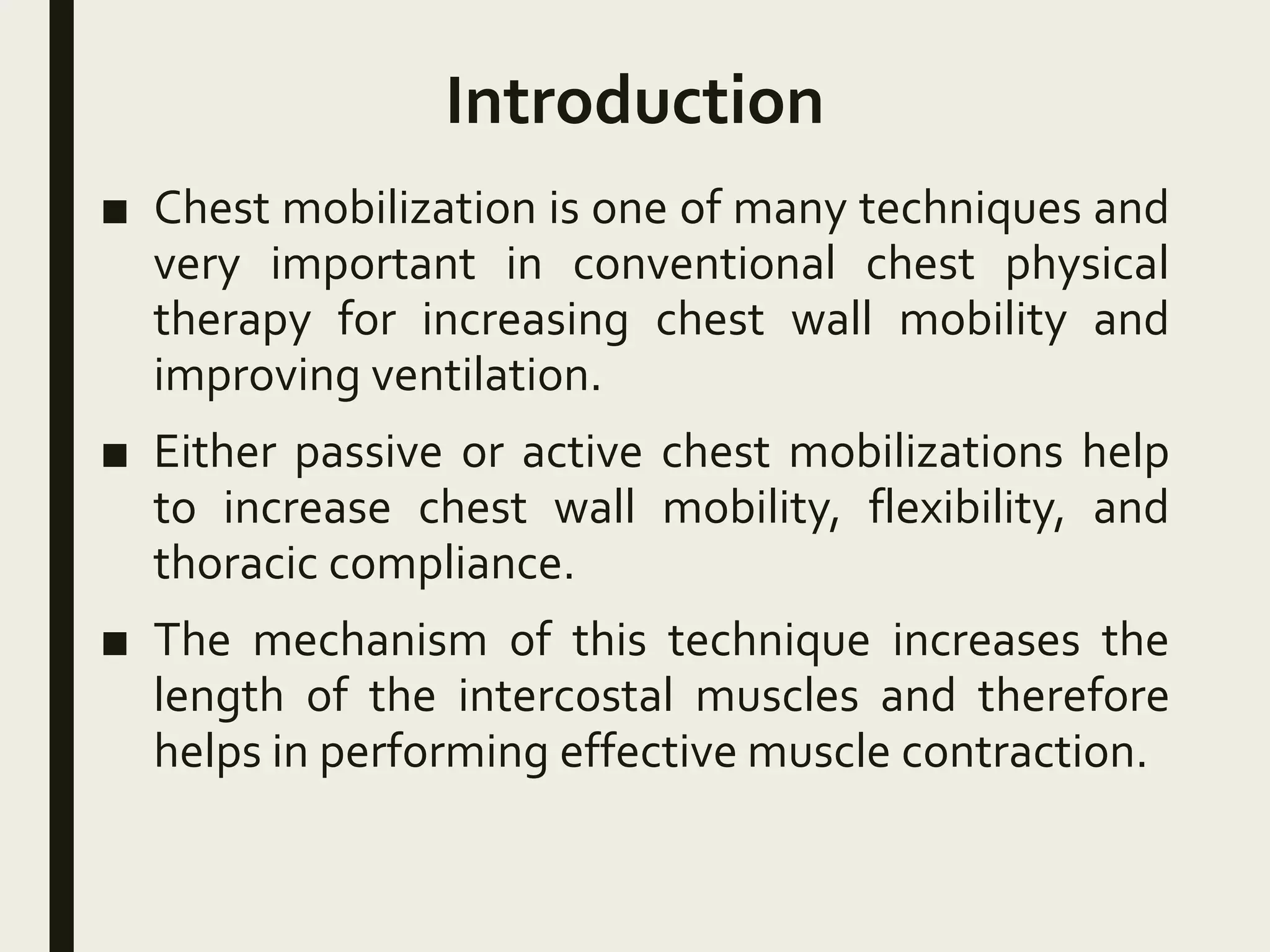 Chest mobilization exercises, Butterfly Technique | PPTX