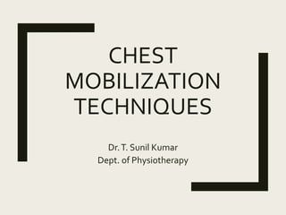 Chest mobilization exercises, Butterfly Technique | PPTX