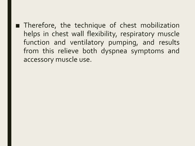 Chest mobilization exercises, Butterfly Technique | PPTX